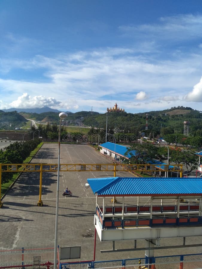 Harbor Wharf Lampung Selatan Stock Photo - Image of city, traditional ...