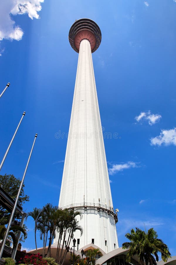 Menara Tower, Kuala Lumpur, Malaysia Stock Photo - Image of angle ...