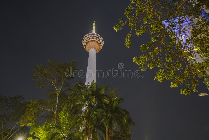 Menara Tower in Kuala Lumpur Editorial Photography - Image of landmark ...