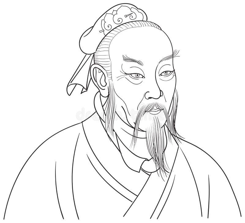 Confucius Drawing