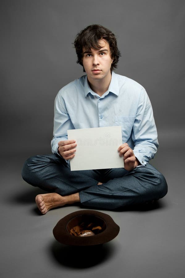 Mendigo joven imagen de archivo. Imagen de mendigo, adulto - 23173695