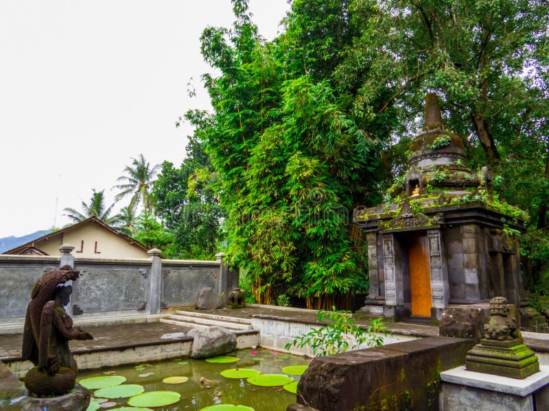 Mendut Buddhist Monastery, Borobodur, Indonesia Stock Photo - Image of ...