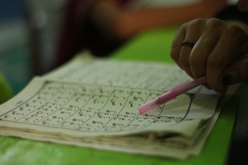Mengaji stock image. Image of giving, organ, leaf, children - 283536489