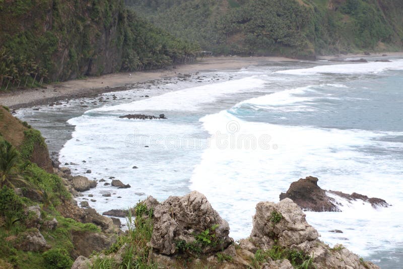 Menganti Beach stock photo. Image of watercourse, wilderness - 235932452