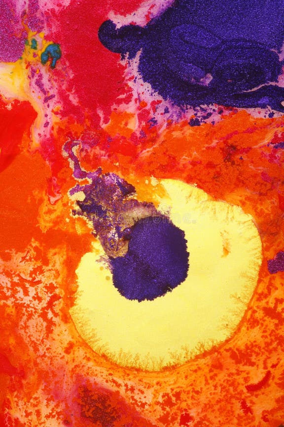 Mengsel van natte verf stock afbeelding. Image of kleuren - 6371009