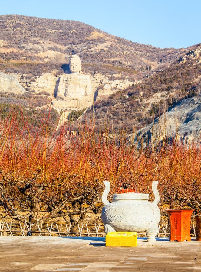 Mengshan Buddha fotografia stock. Immagine di pietra - 39685642