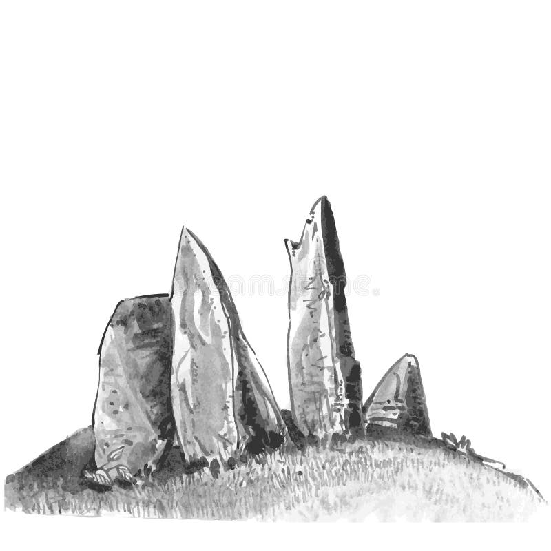 Cromlech Stock Illustrations – 25 Cromlech Stock Illustrations, Vectors ...