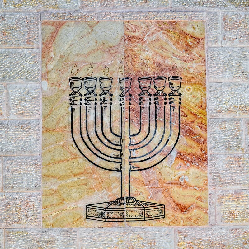 Judisk Menora Bild. Bild: 7999730