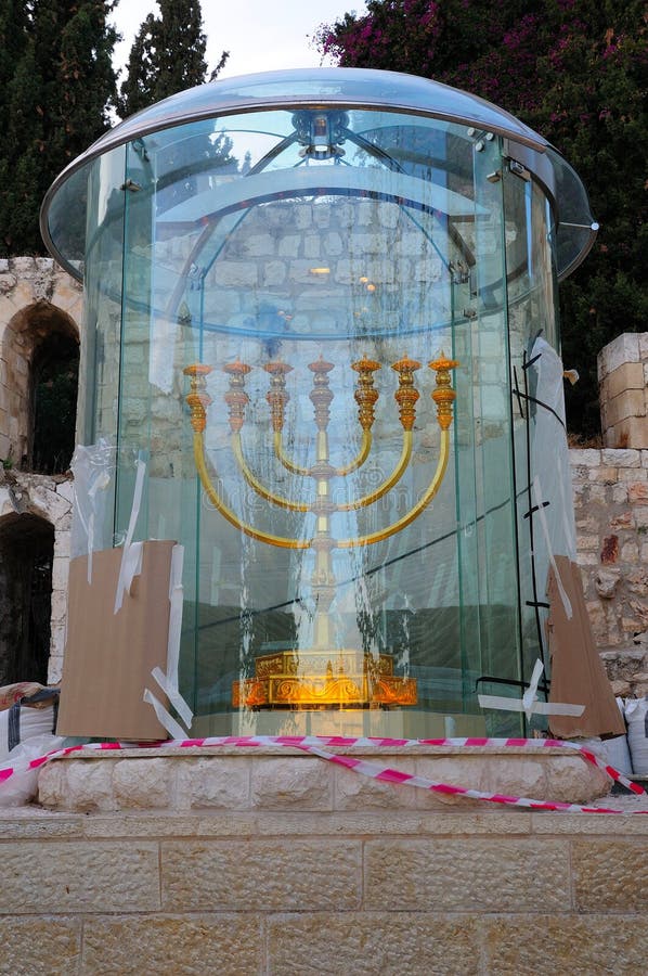 Menorah stock image. Image of liberty, religion, israel - 7361033