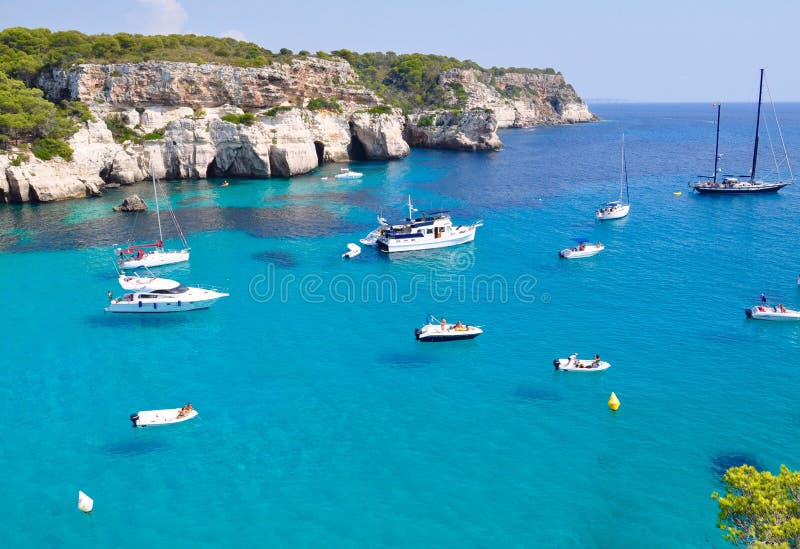 Menorca island view editorial image. Image of travel - 67322085