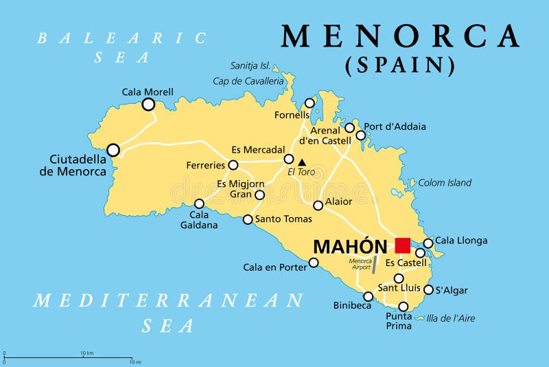 Menorca map Free Stock Photos - StockFreeImages