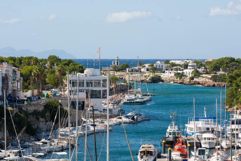 The Yacht Port, Ciutadella De Menorca, Menorca, Spain Editorial Stock ...
