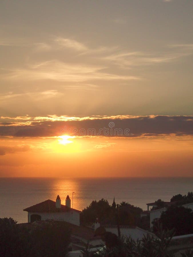 Menorcan Sunset stock image. Image of mediterranian, backdrop - 96322433