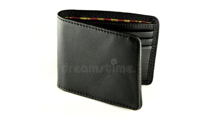 Mens black wallet stock image. Image of style, closed - 25219553