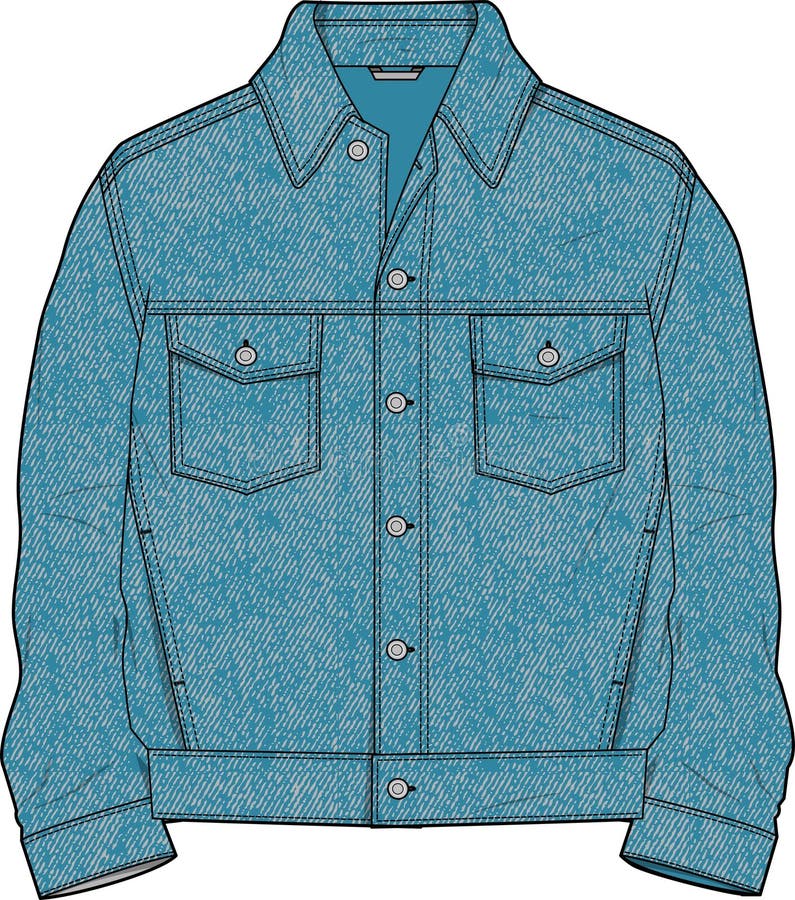 UNISEX WEAR JACKETS OVERCOAT and TRUCKER VECTOR Stock Vector ...