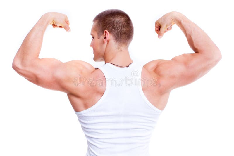 Spier rug stock afbeelding. Image of volwassen, macht - 27459081