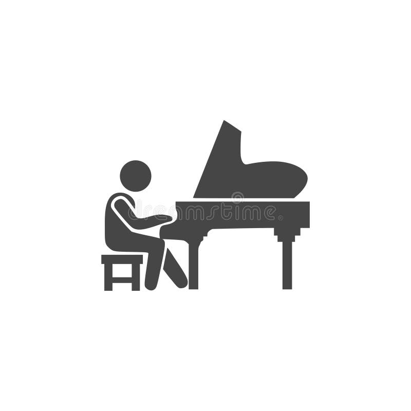 Piano-pictogramvector Van Muziekverzameling Thin Line Piano ...