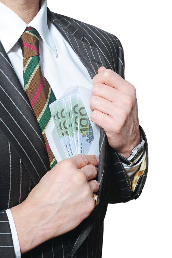 Mens met contant geld stock foto. Image of persoon, bankbiljetten ...