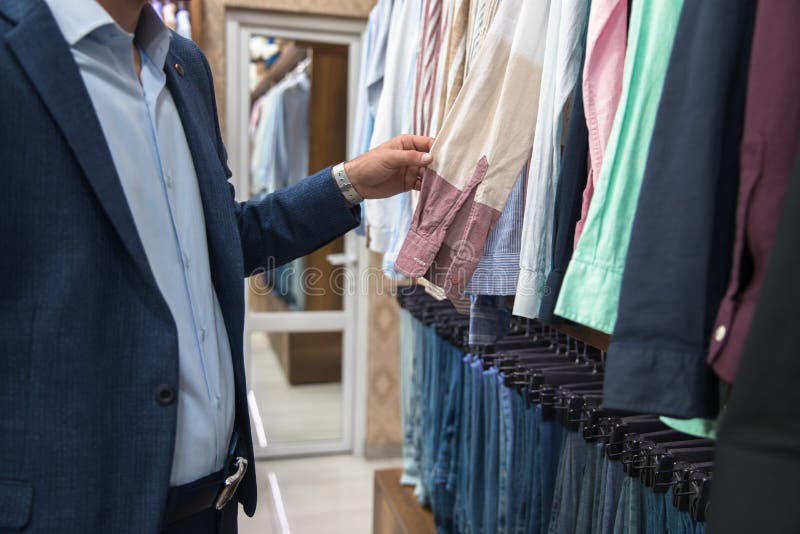 Mens Shirts in Different Colors Stock Photo - Image of textile, mens ...