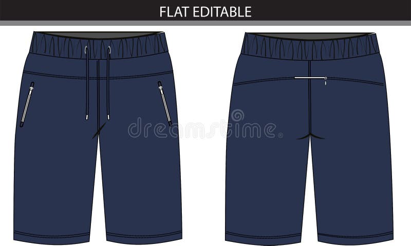 Mens Shorts Illustration Vector File Stock Vector - Illustration of ...