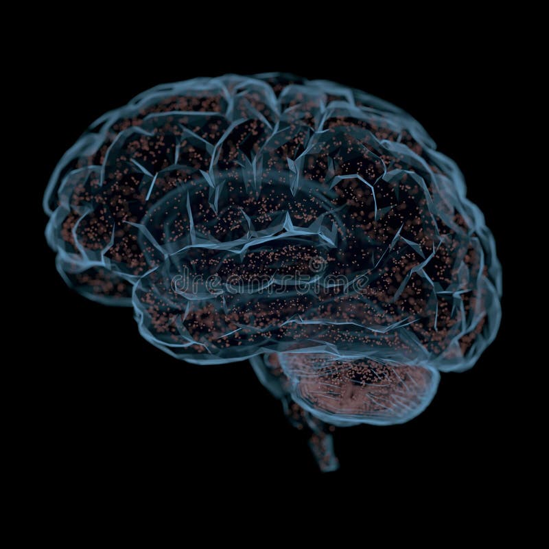 Mensch Brain Power Connections Stock Abbildung - Illustration von ...