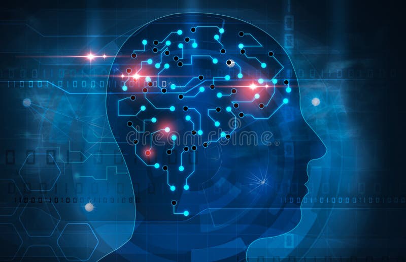 Menschenverstand stock abbildung. Illustration von blau - 86045384