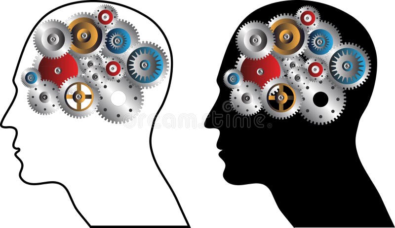 Menschliche Intelligenz stock abbildung. Illustration von medizin ...