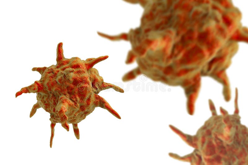 Menschliche Oder Tierische Pathogene Viren Stock Abbildung ...