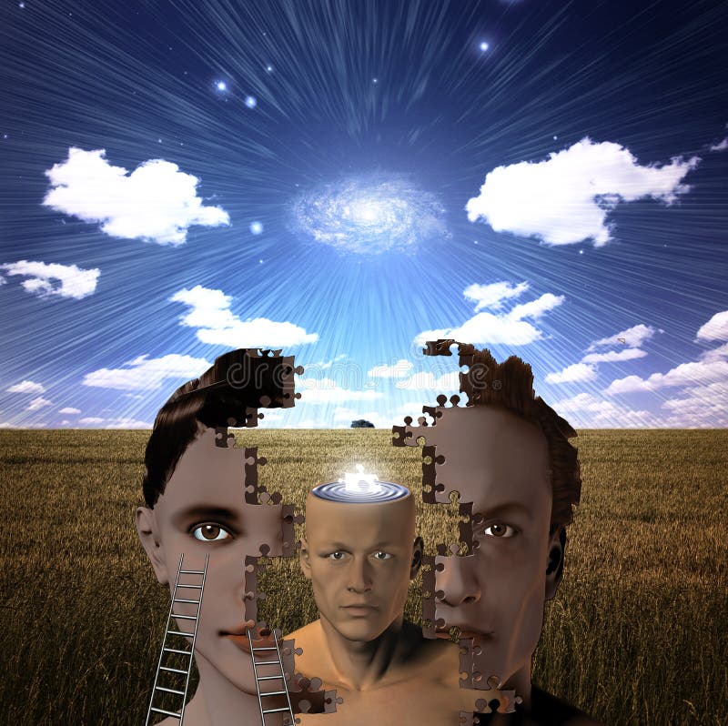 Menschlicher Intellekt stock abbildung. Illustration von intellekt ...