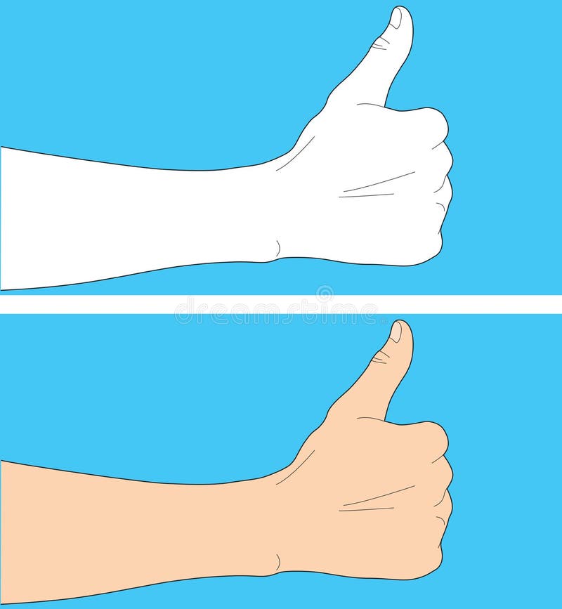 Menschliches Handzeichen stock abbildung. Illustration von graphik ...