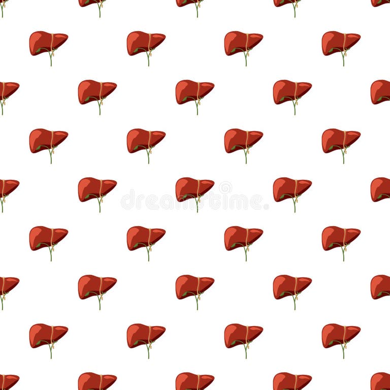 Menschliches Lebermuster vektor abbildung. Illustration von krankheit ...