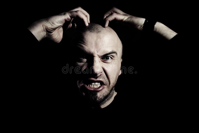 Menselijke woede stock foto. Image of gezicht, verschrikking - 23044788
