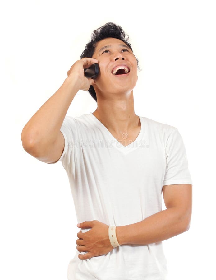 Mensen met telefoon stock afbeelding. Image of persoon - 19782779