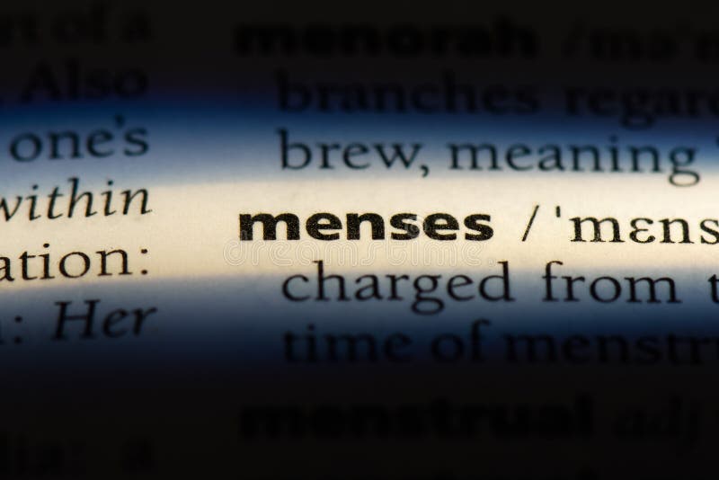 Menses stock photo. Image of concept, dictionary, closeup - 126540968