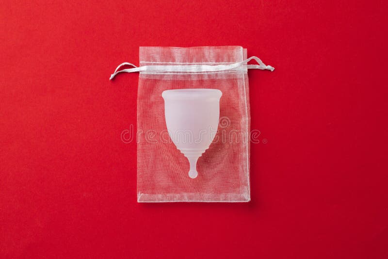 Menstrual Cup and it`s Case Close Up Stock Image - Image of menstrual ...