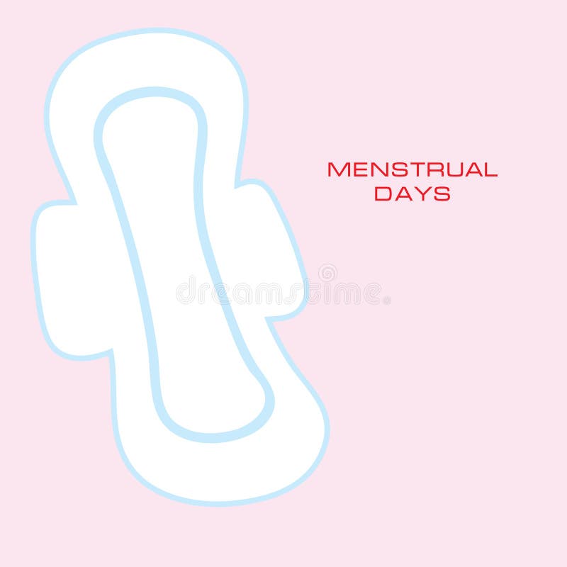 Menstrual days poster stock vector. Illustration of poster - 281141850
