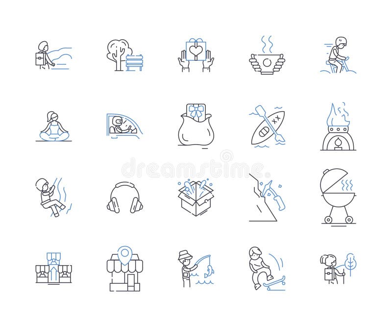 Mental Clarity Line Icons Collection. Focus, Concentration, Awareness ...