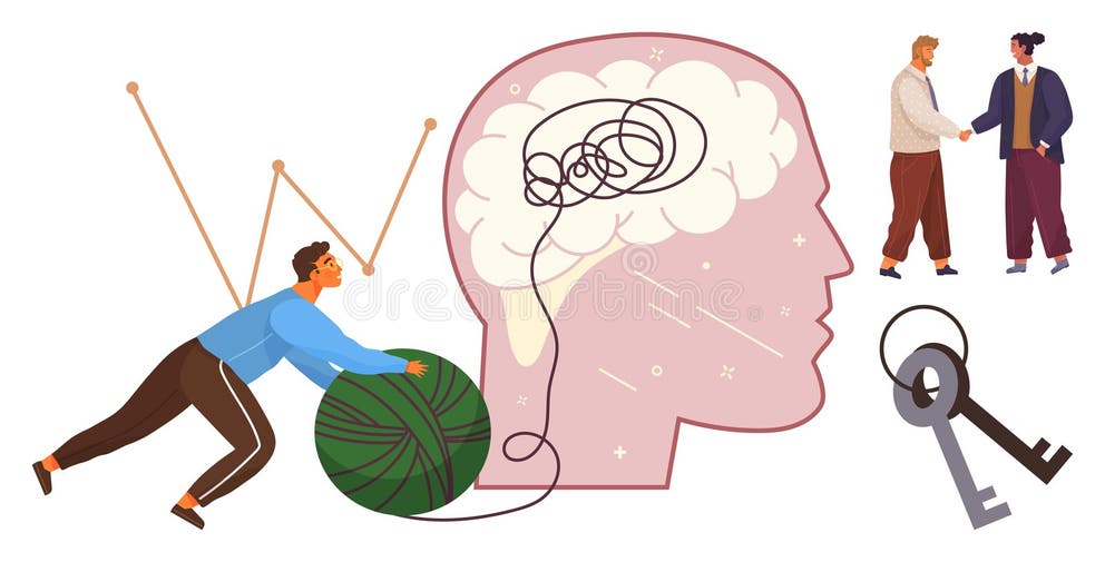 Man Untangling Yarn Stock Illustrations – 14 Man Untangling Yarn Stock ...