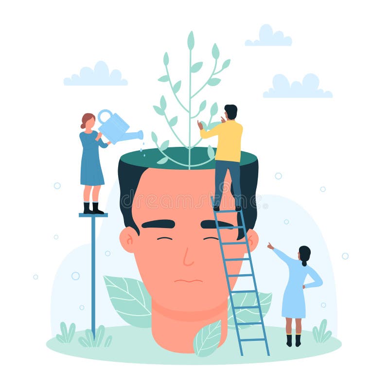 Mental Growth, Self Development, Tiny People Grow Plants Inside ...