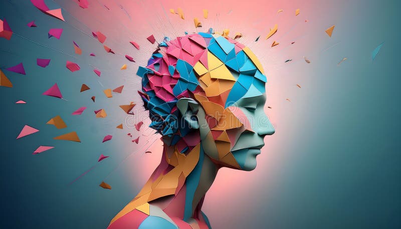 Mental Health and Depression Concepts: Depression, Abstract Mind with ...