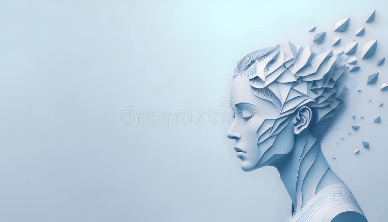 Mental Health and Depression Concepts: Depression, Abstract Mind with ...