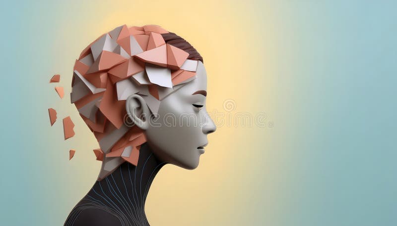 Mental Health and Depression Concepts: Depression, Abstract Mind with ...