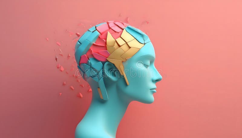 Mental Health and Depression Concepts: Depression, Abstract Mind with ...