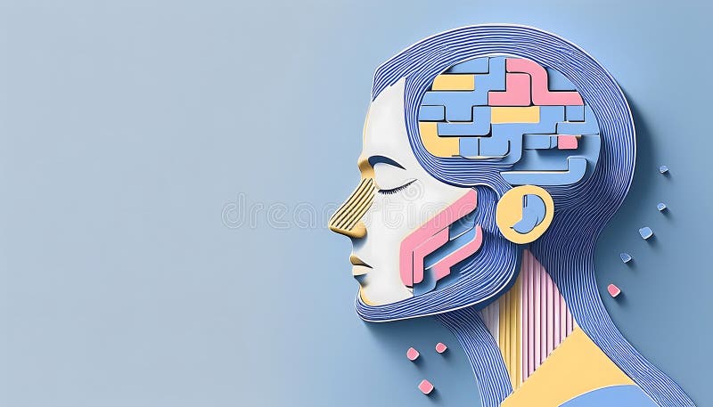 Mental Health and Depression Concepts: Emotional Balance, Floating ...