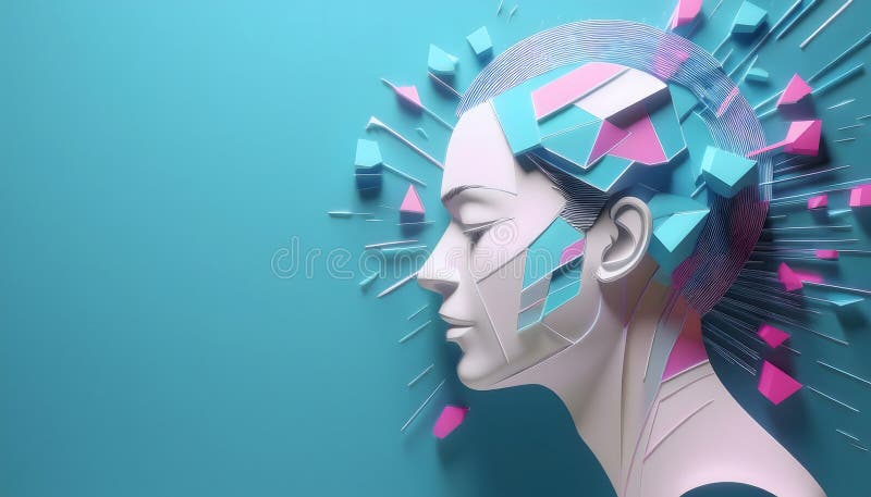 Mental Health and Depression Concepts: Emotional Balance, Floating ...