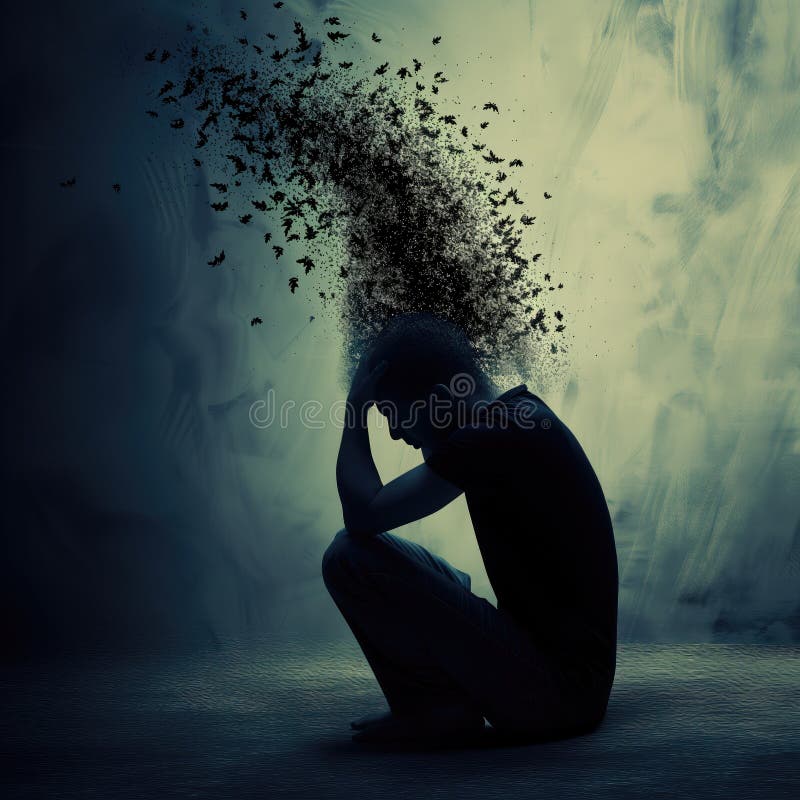 Mental Health - Depression, Loneliness Stock Image - Image of lonely ...