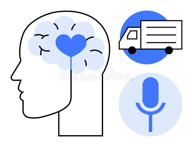 Human Mental Health Functions Stock Illustrations – 212 Human Mental ...