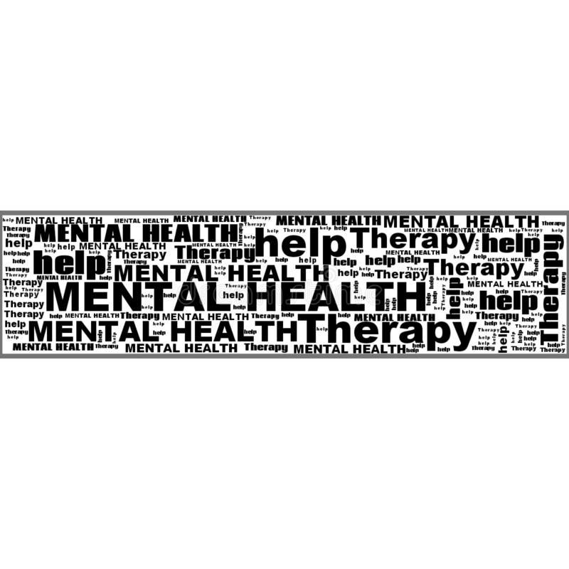 Mental Health Therapy Help Abstract Background Illustration Header ...