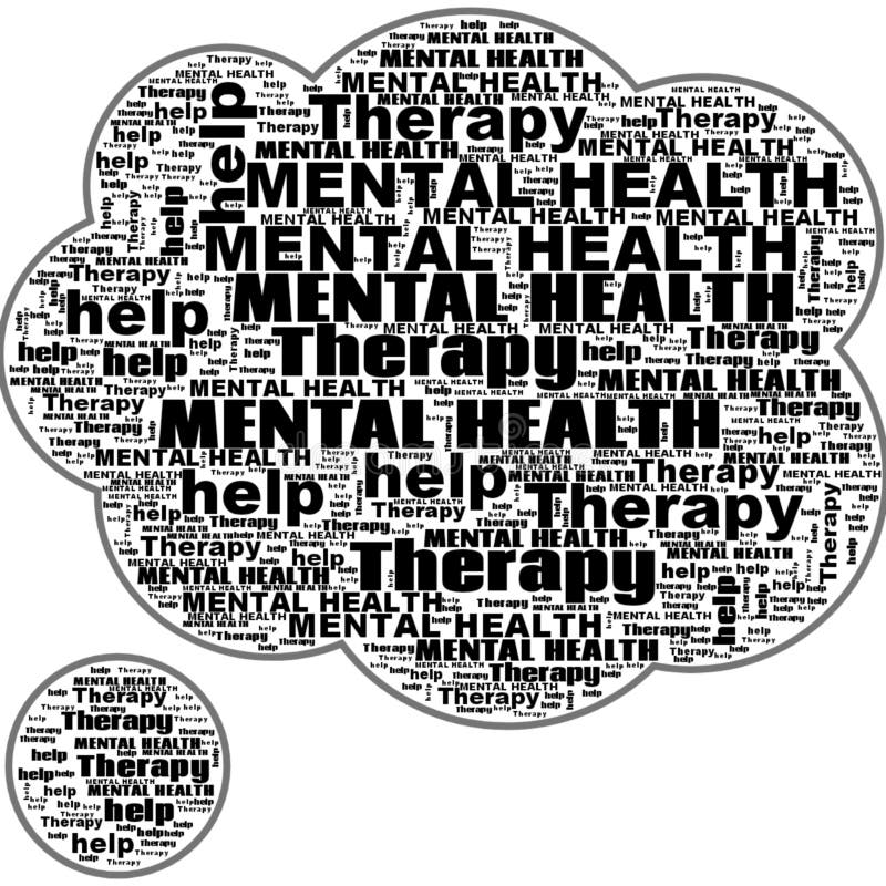 Mental Health Therapy Help Abstract Background Illustration Header ...