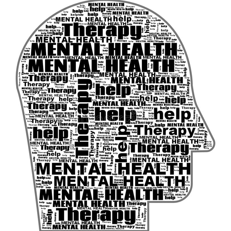 Mental Health Therapy Help Abstract Background Illustration Header ...